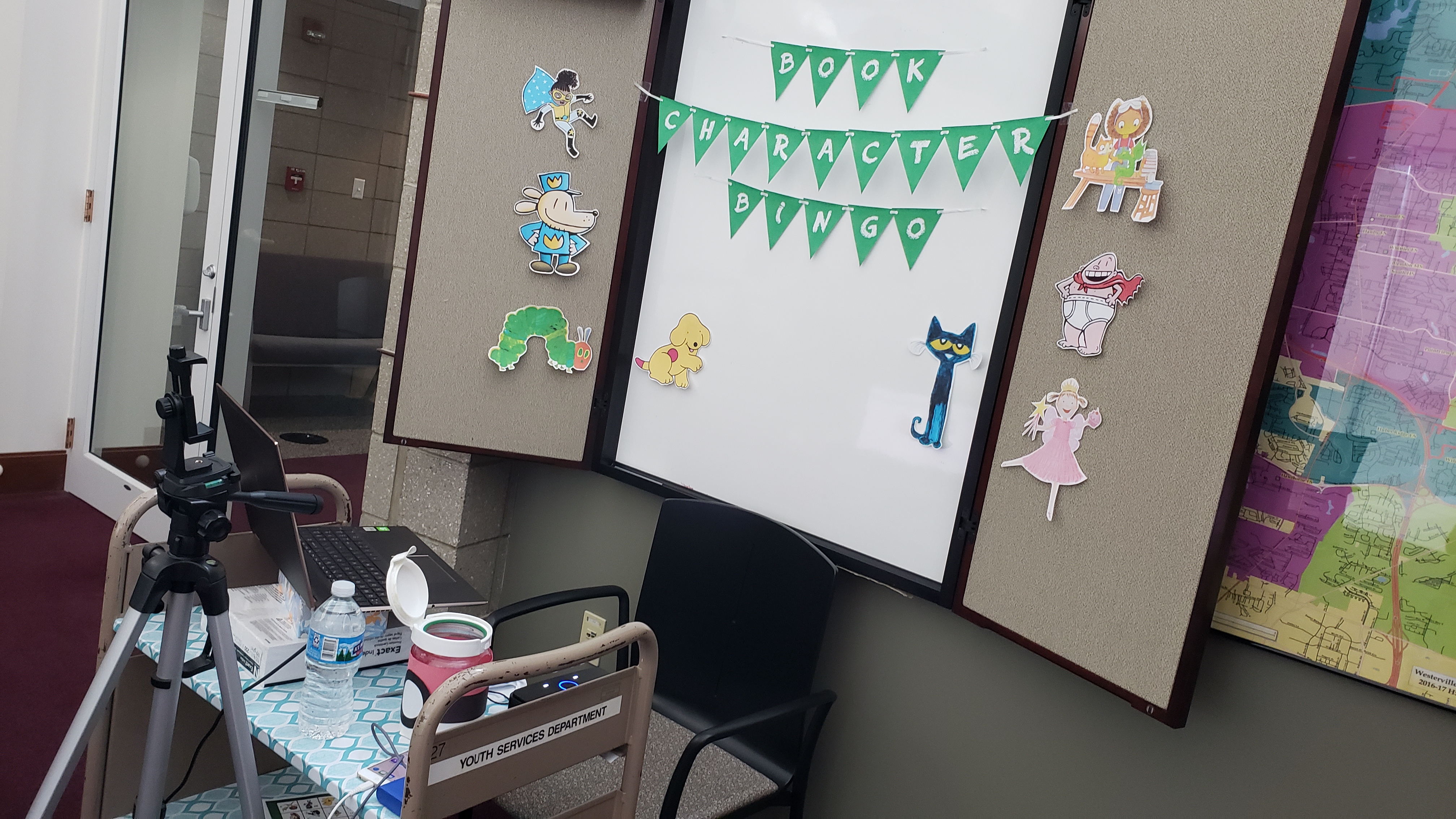 Virtual Program: Book Character BINGO - Book Cart Queens