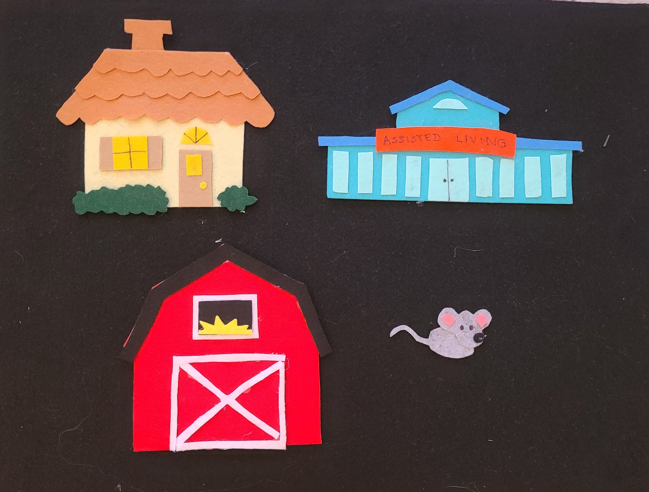 Flannel: Little Mouse Playing Hide and Seek - Book Cart Queens